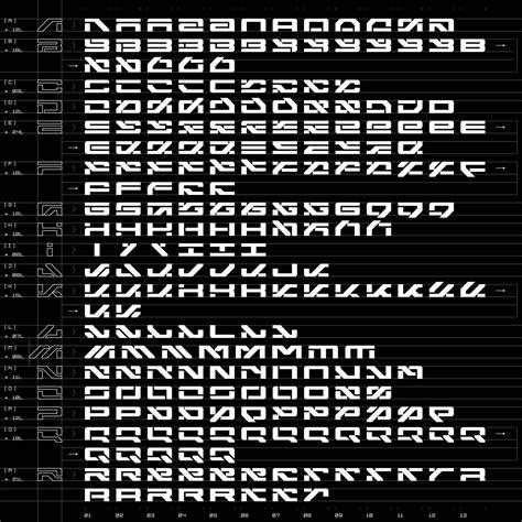 Mitashi Font Futuristic Cyberpunk Typography