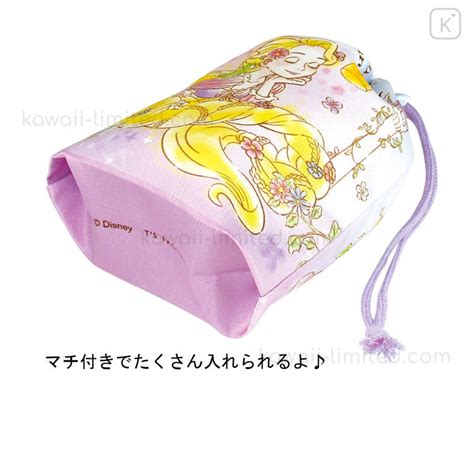 Japan Disney Drawstring Bag Princess Rapunzel Dreamy Kawaii Limited
