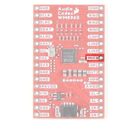 Audio Codec Breakout Wm Hookup Guide Sparkfun Learn