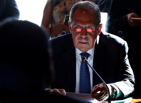 Ukrainian President Zelensky Russian Fm Lavrov Hold Brief Talks At