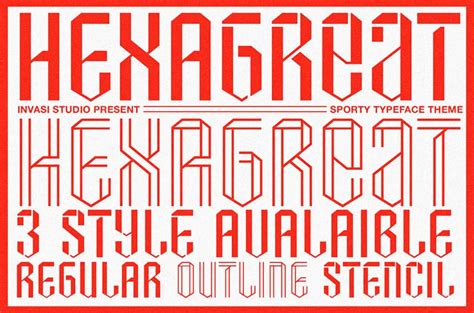 Hexagreat Font Dafonthub