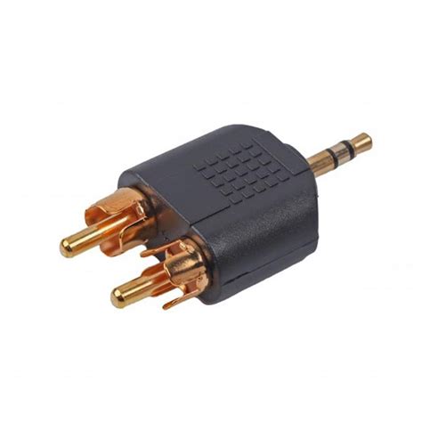 Переходник Cablexpert 3.5мм-2хRCA черный (A-458) – фото, отзывы ...