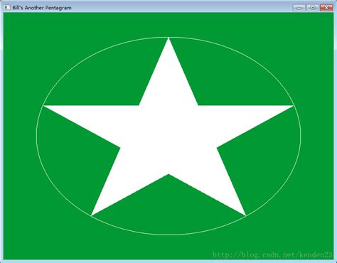 Opengl画圆与五角星 Csdn博客