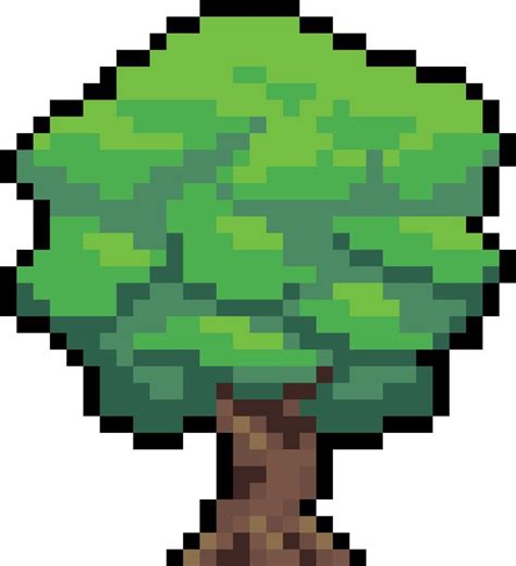 Дерево пиксель арт фото Pixel