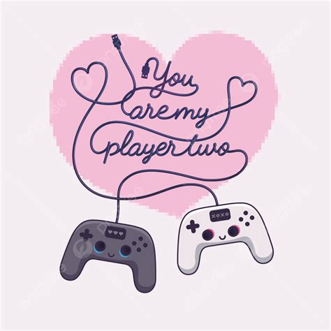 Eres Mi Jugador Dos Tarjeta Del Día De San Valentín Con Linda