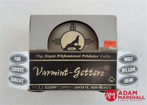 3 Vintage Metal Nebraska Permit Holders And 3 Varmint Getters Calls