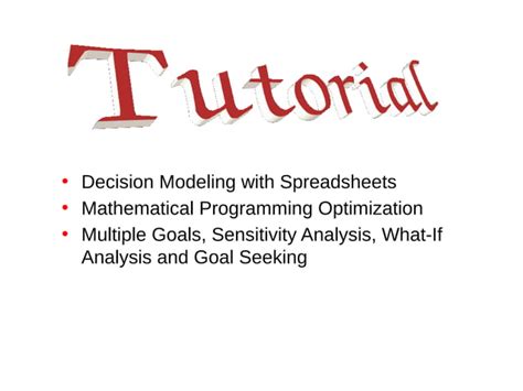chapter 6 prescriptive analytics optimization and simulation pptx pdf
