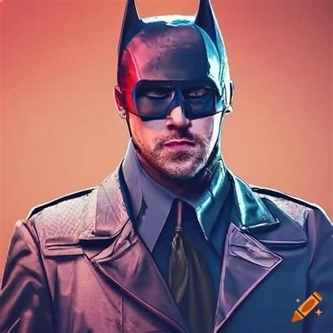 Ryan Gosling Driving A 2019 Volkswagon Golf Gti In A Batman Outfit On