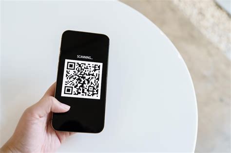 Premium Photo Qr Code Payment E Wallet Man Scanning Tag Accepted Generate Digital Pay Without