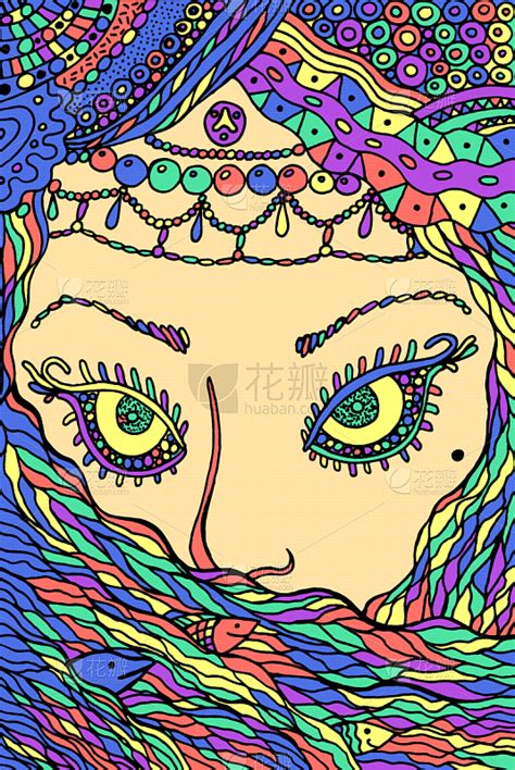 女人乱画部落艺术非凡的亚洲创造力书传统人