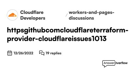 Cloudflare Developers