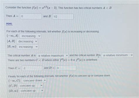 solved consider the function f x x1 5 x−3 this function