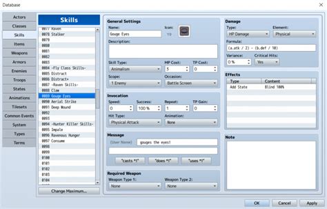 Status Effect Hit Chance Problem RPG Maker Forums