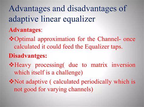 Adaptive Linear Equalizer Pptx