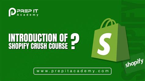 shopify crash course for beginners step 1 introduction of shopify
