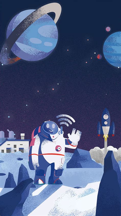 宇宙机器创意未来智能机器人科技动图下载 包图网