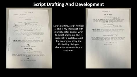 Script Drafting Ppt