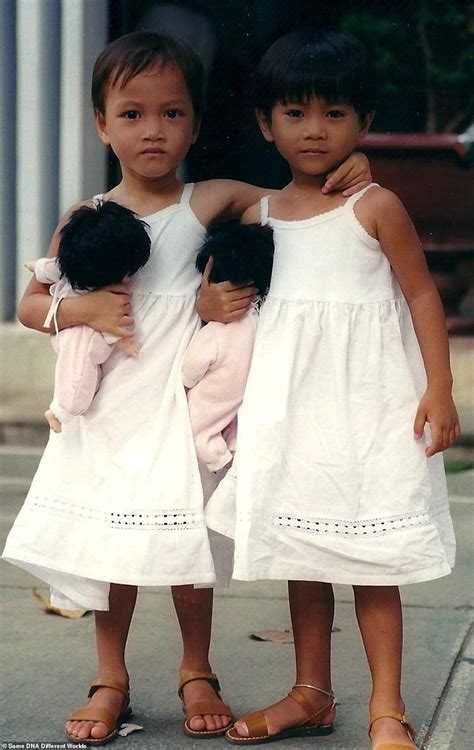 Identical Twins Who Were Separated At Birth Reunited Years Later Daily Mail Online