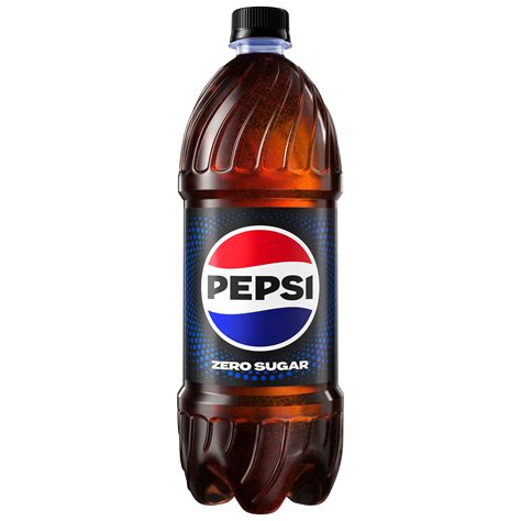 Pepsi Zero Sugar Soda Cola 1 Liter Bottle