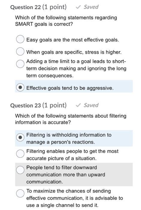 Solved Question 18 1 Point Saved In The Sentence I Did Chegg Com