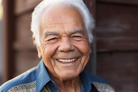 Premium Ai Image Attractive Senior Man Smiling And Laughing Created