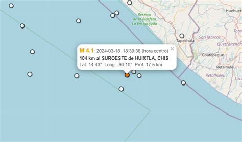 Temblor Hoy En México 18 De Marzo ¿de Cuánto Fue El último Sismo Y
