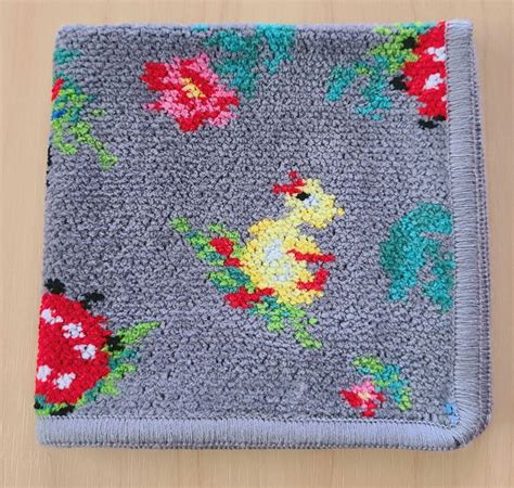 フェイラー ハイジ グレー ハンカチ 美品 メルカリ
