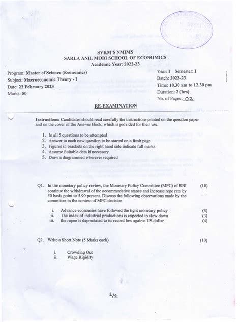 Macroeconomic Theory I Jt1eoltvfv Pdf Macroeconomics Economics