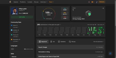 aditya yadav on linkedin coding leetcode programming milestone growthmindset