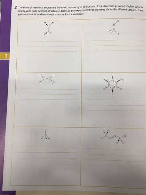 Solved The Three Dimensional Structure Is Indicated Chegg