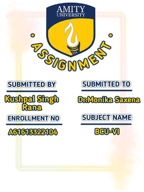 Communication Assignment Pdf