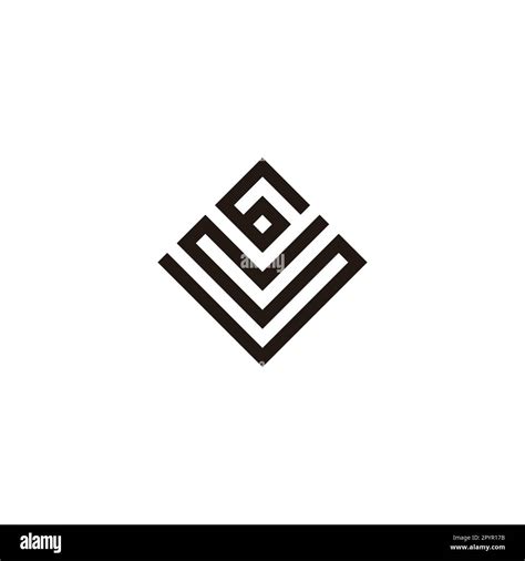 Letter S Number 6 Square Elegant Geometric Symbol Simple Logo Vector Stock Vector Image And Art