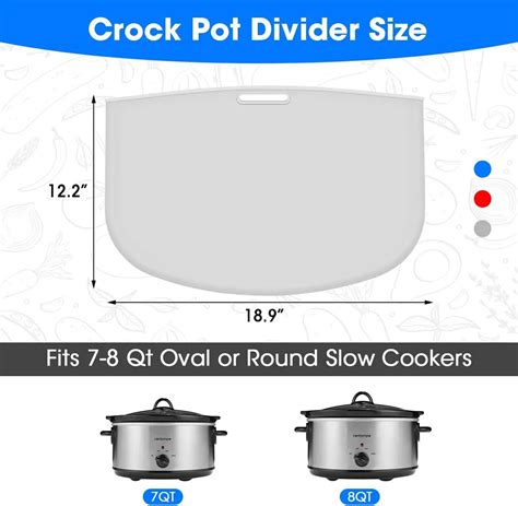 Washable Silicone Slow Cooker Liners Silicone Slow Cooker Bag Fit 7 8