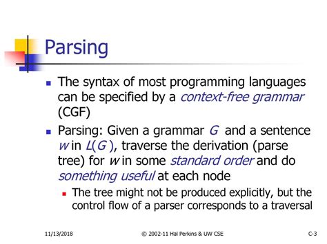 Parsing And Context Free Grammars Hal Perkins Autumn Ppt Download Parsing And Context Free Grammars Hal Perkins Autumn Ppt Download