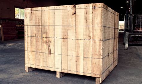 Wirebound Wooden Crates Laurentide Lumber Co