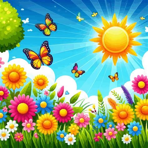 Premium Vector Spring Vector 9