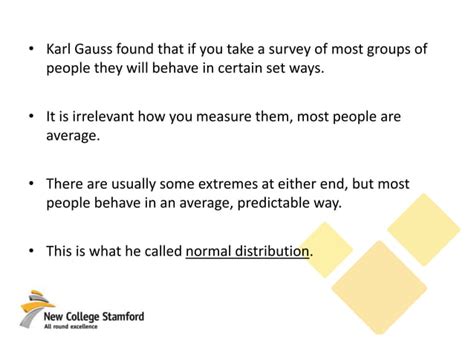 3 Parametric Assumptions Ppt