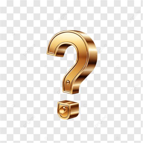 Golden Question Mark Highlighting A Mystery Or Query Needing Resolution Golden Question Mark
