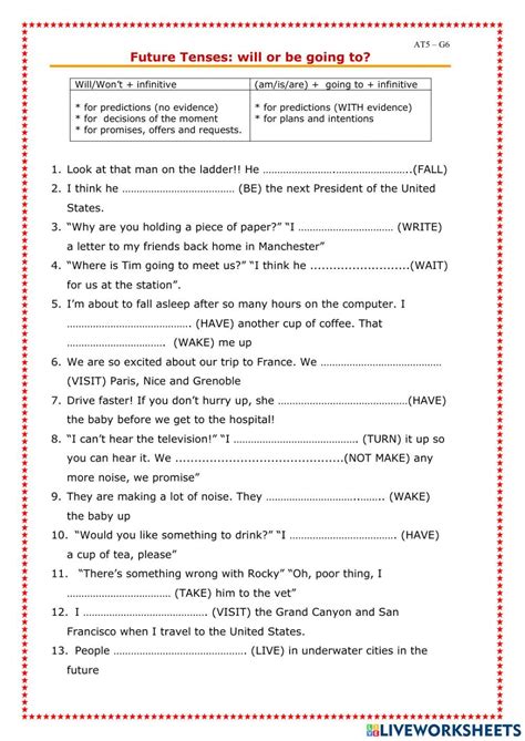 Will And Going To Future Worksheet English Lessons Learn English Vs