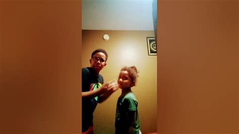 slapping my sister - YouTube