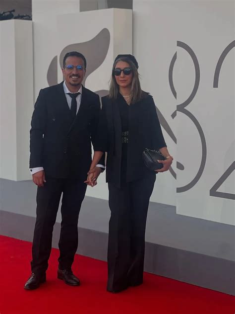 عکس حسین سلیمانی و همسرش در جشنواره ونیز با فیلم کمدی الهی قطار وبگردی