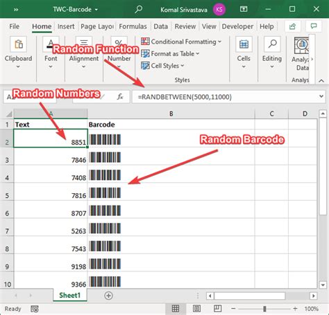 Comment générer un code barres dans Microsoft Excel Moyens I O