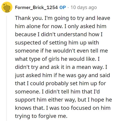 Teen Faces Backlash For Questioning Brother S Sexuality After He Declines Date