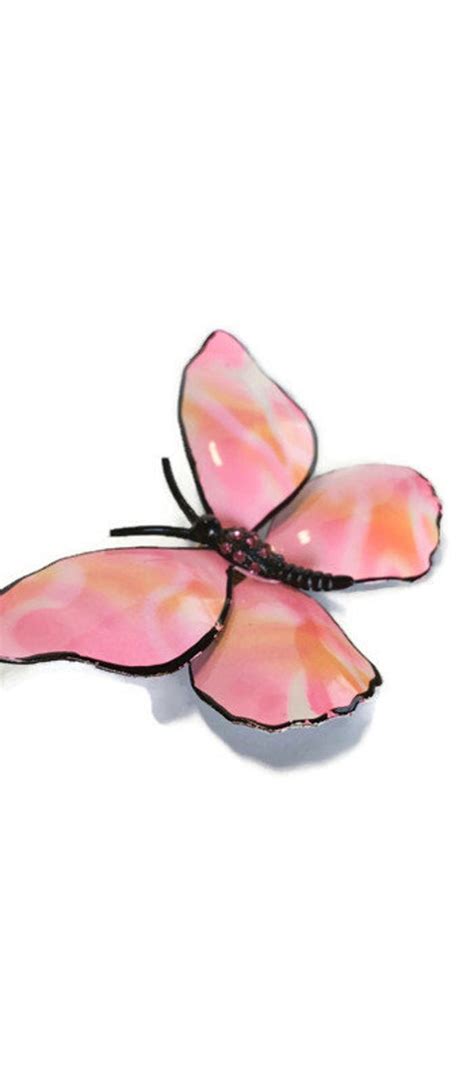 Vintage Statement Brooch Butterfly Gem