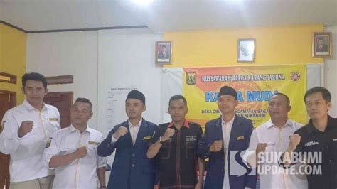 Nandang Wasidi Resmi Pimpin Karang Taruna Karya Muda Desa Cibitung