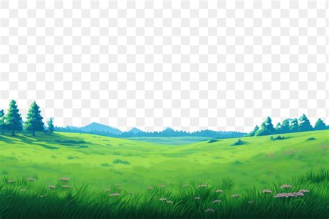 Png Meadow Landscape Grassland Outdoors Premium Png Rawpixel