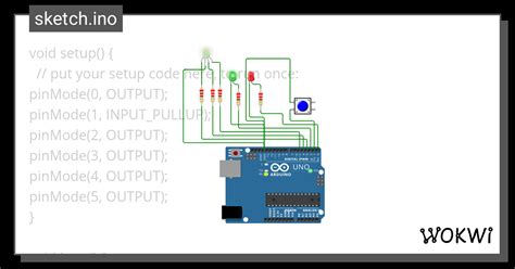 กดสวิต Wokwi Esp32 Stm32 Arduino Simulator