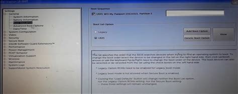 Fix Legacy Boot Option Grayed Out