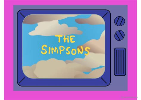 THE SIMPSONS PRESENT CONTINUOUS PAR English ESL Powerpoints