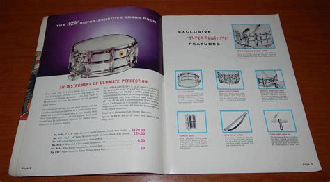 Vintage 1962 Ludwig Drum Catalog Percusion Number 62 Drums Book Rare